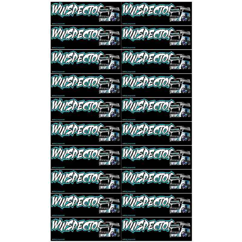Promo Stiker Bus Basuri / Tempelan Sticker Buss Telolet 1 Lembar Isi 20 ...