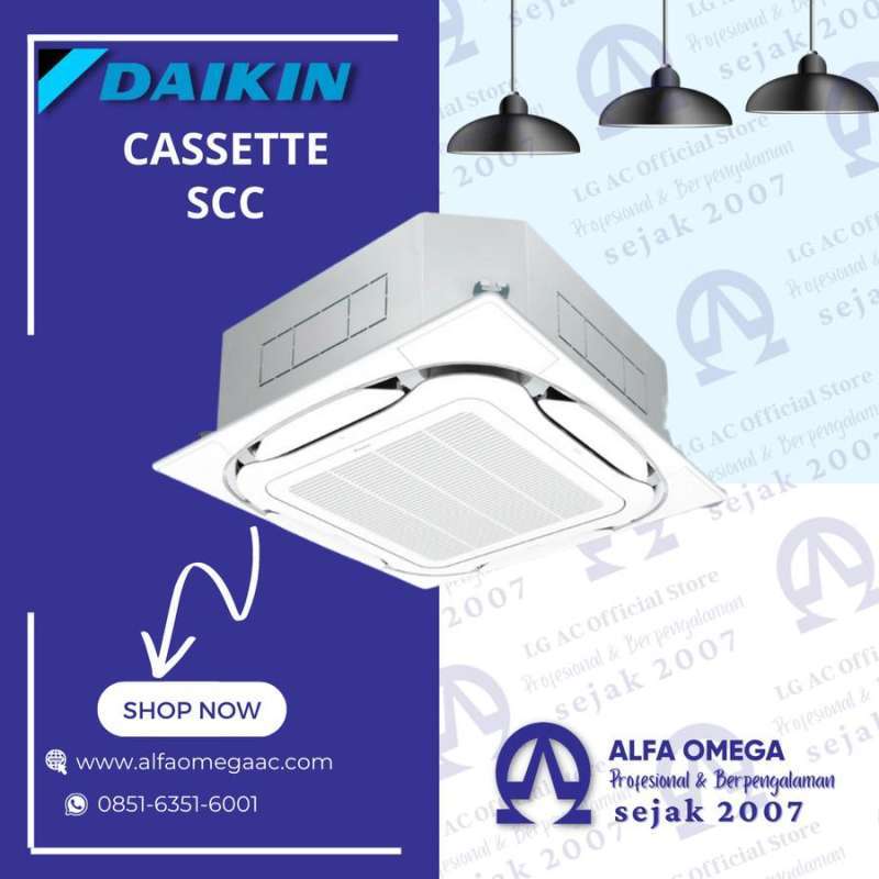 Jual Ac Daikin Cassette Scc125ayr 5pk 3ph Wired Di Seller Alfa Omega Ac Official Store - Pd.alfa ...