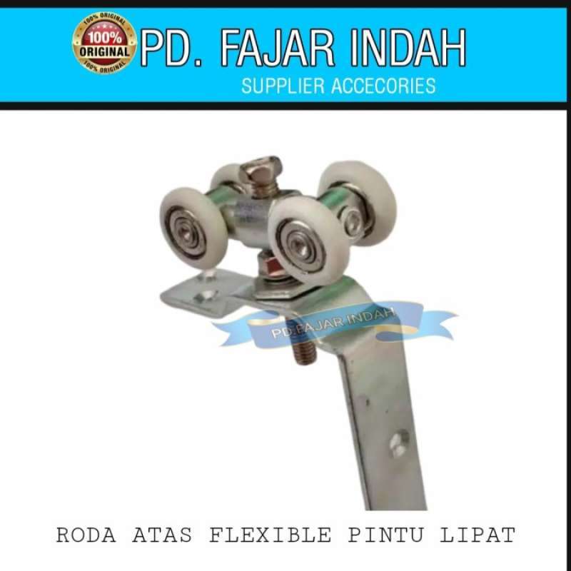 Promo roda atas flexible pintu lipat 4nwl 200KG roda pintu lipat SPEK ...