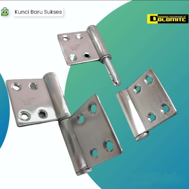 Promo Engsel bendera Stainless stell / engsel pintu lepas 4 inch Diskon ...