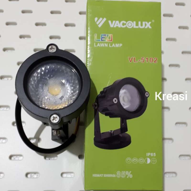 Promo LAMPU LED TAMAN VACOLUX VL-5102 7W / 7 Watt - PUTIH Diskon 23% di ...