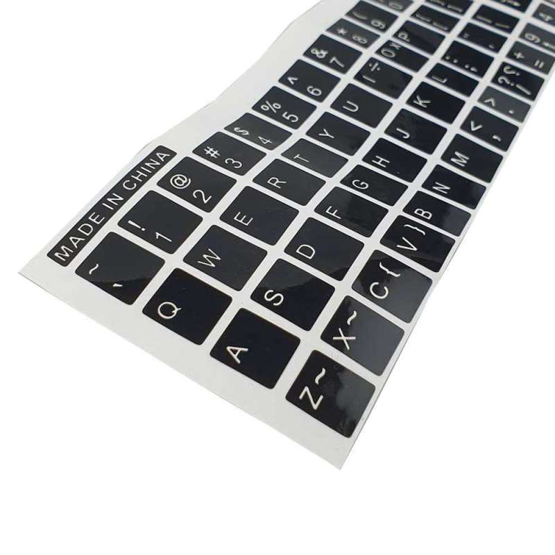 Jual Stiker Keyboard English Layout Key Caps Sticker QWERTY di Seller ...