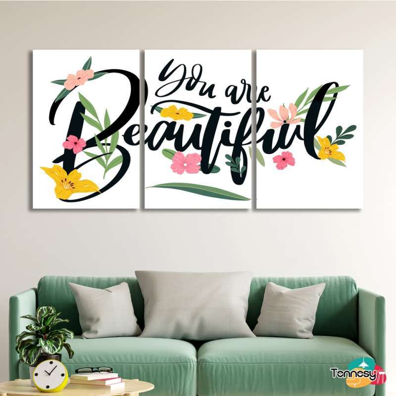 Promo Beautifull Mood Hiasan Dinding Wall Decor Pajangan Poster ...