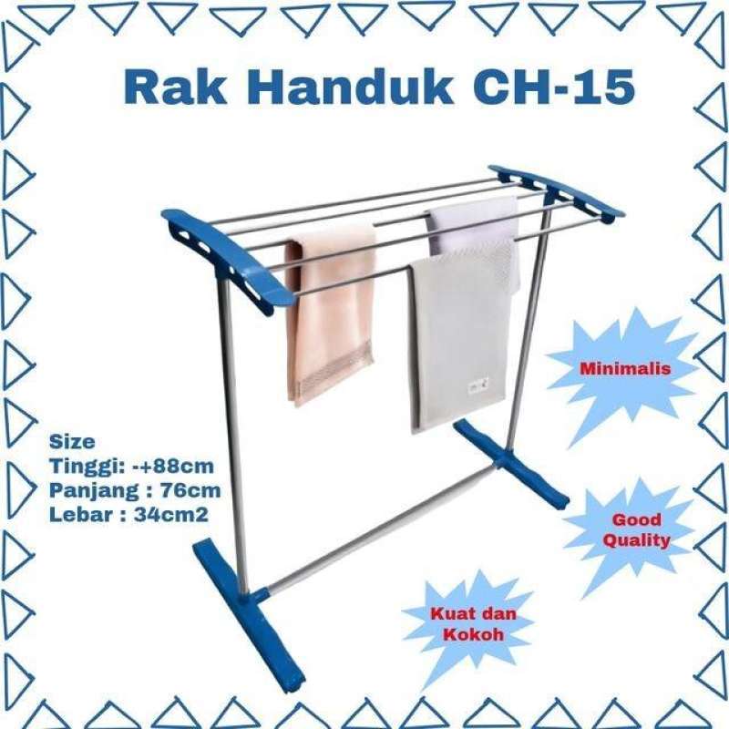 Jual Rak Jemuran Handuk Dan Pakaian Baju / Stainless Rack Laundry Di Seller Mydream - Gading ...