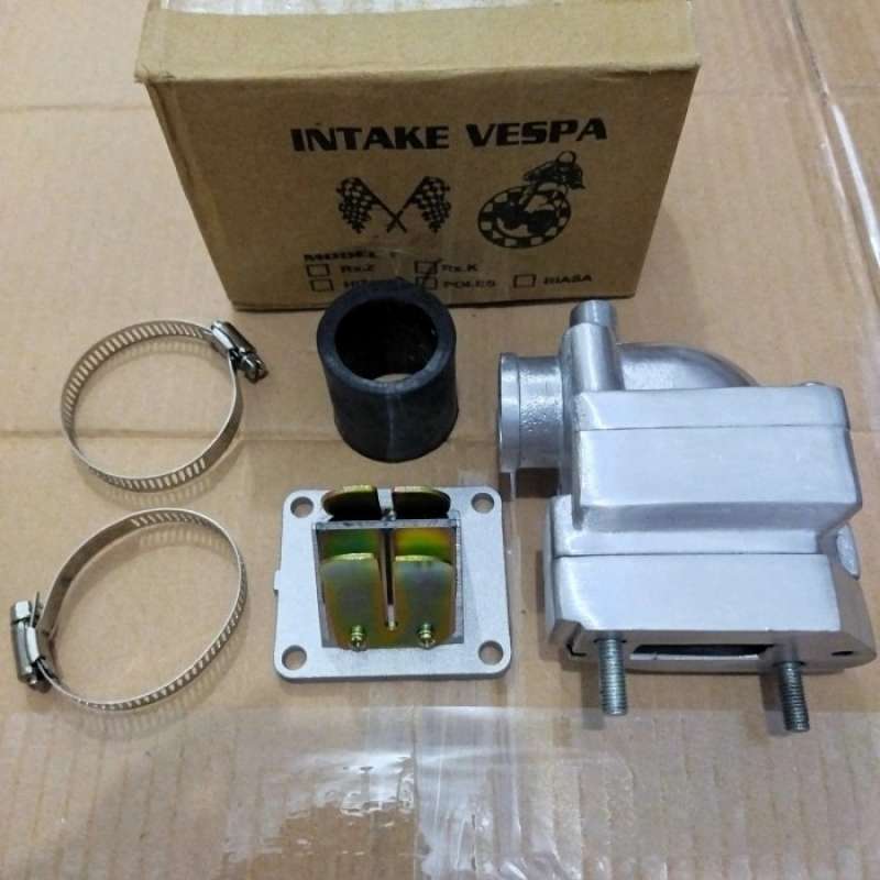 Jual Intake Intek Manipol Komplit Vespa Model Susun Membran Intex ...