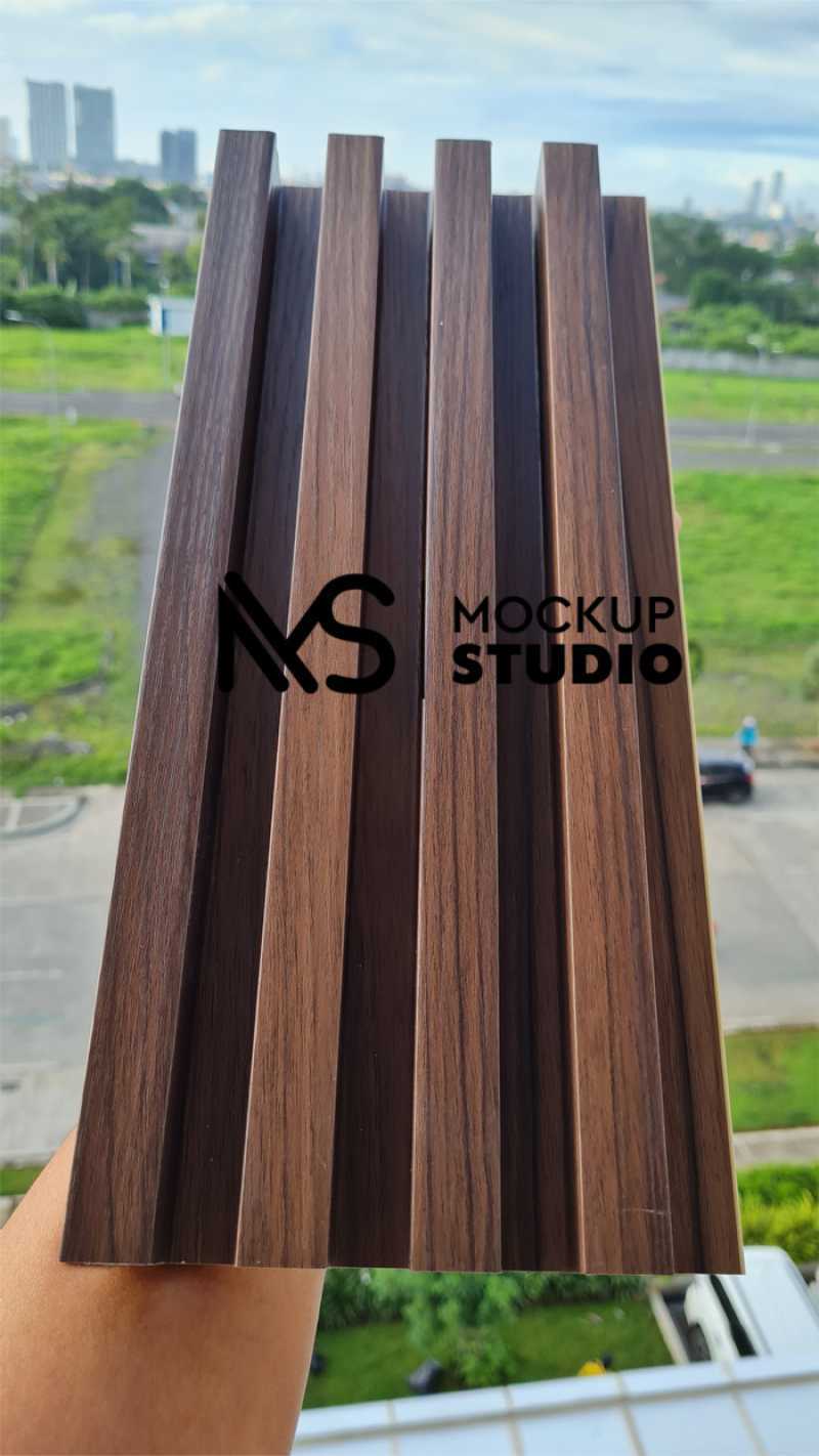 Promo BLACKWHITE WPC Wall Panel Indoor Shape Besar Premium Quality ...