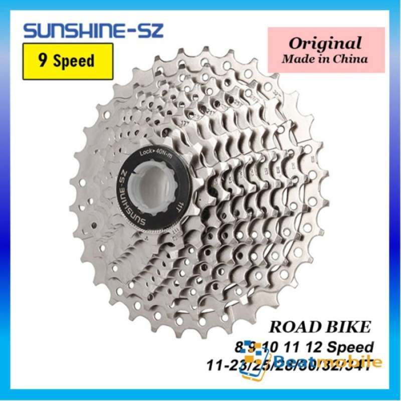 Promo New Sprocket Sunshine 9 Speed Cassete Sepeda Urban/Roadbike/Seli ...