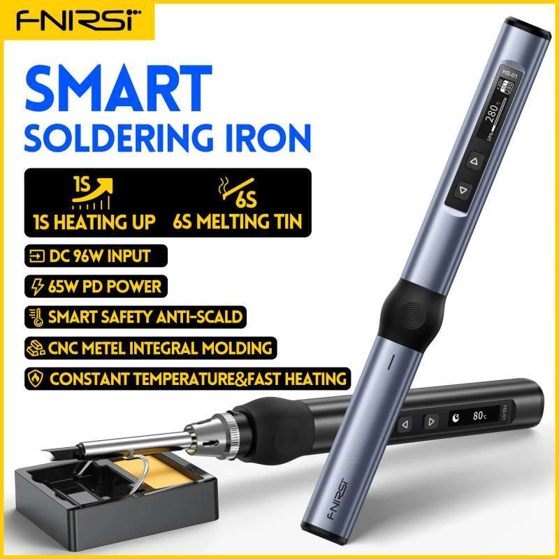 Jual Fnirsi Hs01 Smart Electric Soldering Iron Pd 65w - Alat Solder ...
