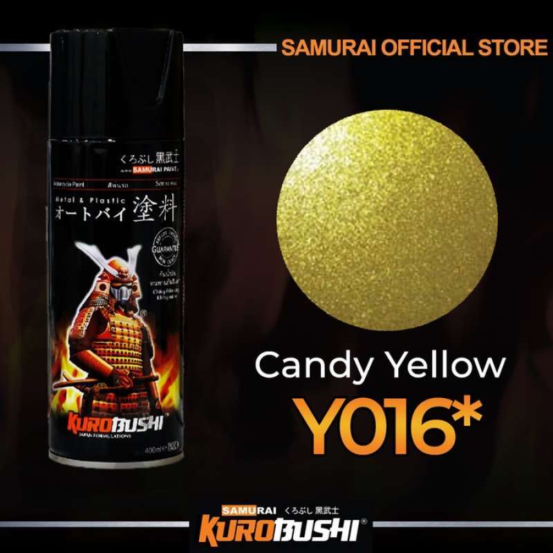 Jual Samurai Paint Yamaha Candy Yellow Y016 #Y016 di Seller Graha ...