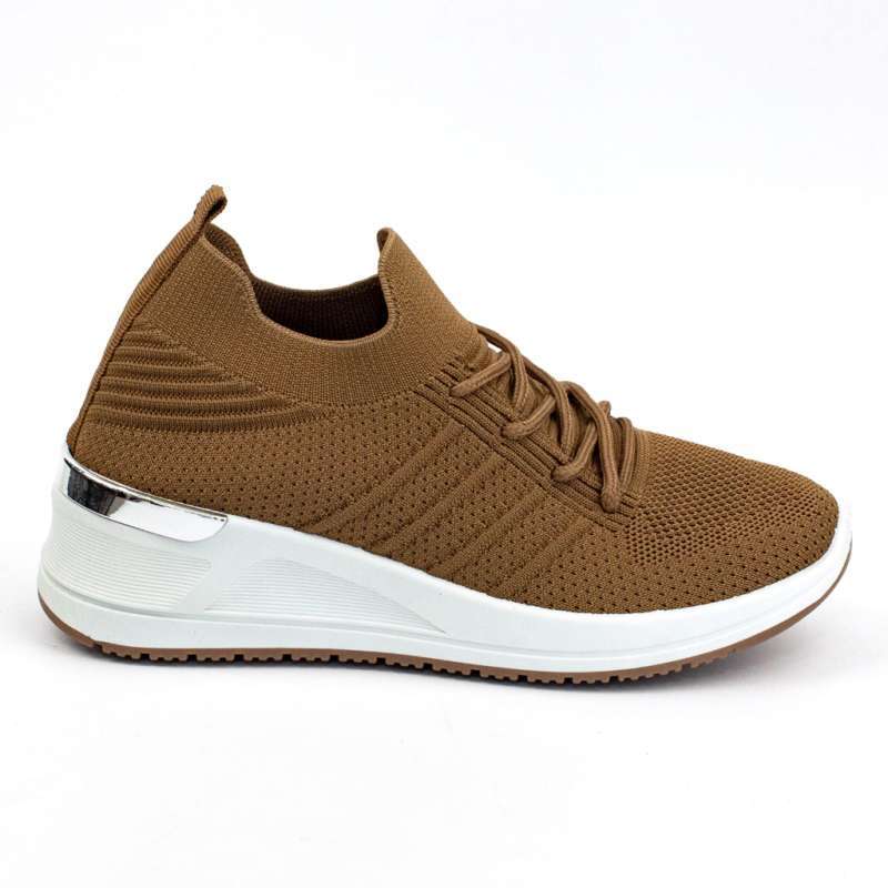 Promo Sepatu Wanita Sport Model Tinggi Pakai Tali Shoes Canvas Cewek ...