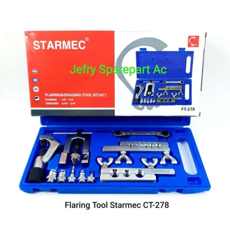 Promo Flaring Tool Ac Set Swaging Ct278 Plus Kunci Rachet Cutter ...
