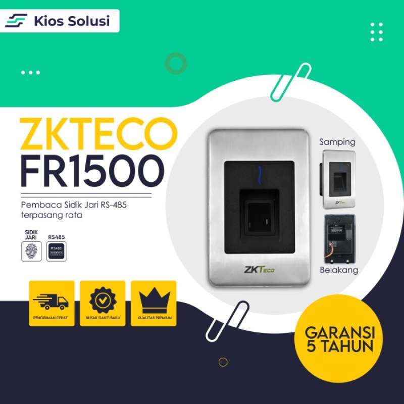 Promo Fingerprint Reader Zkteco Fr1500 Akses Kontrol Sidik Jari Terbaik Diskon 5% di Seller ...