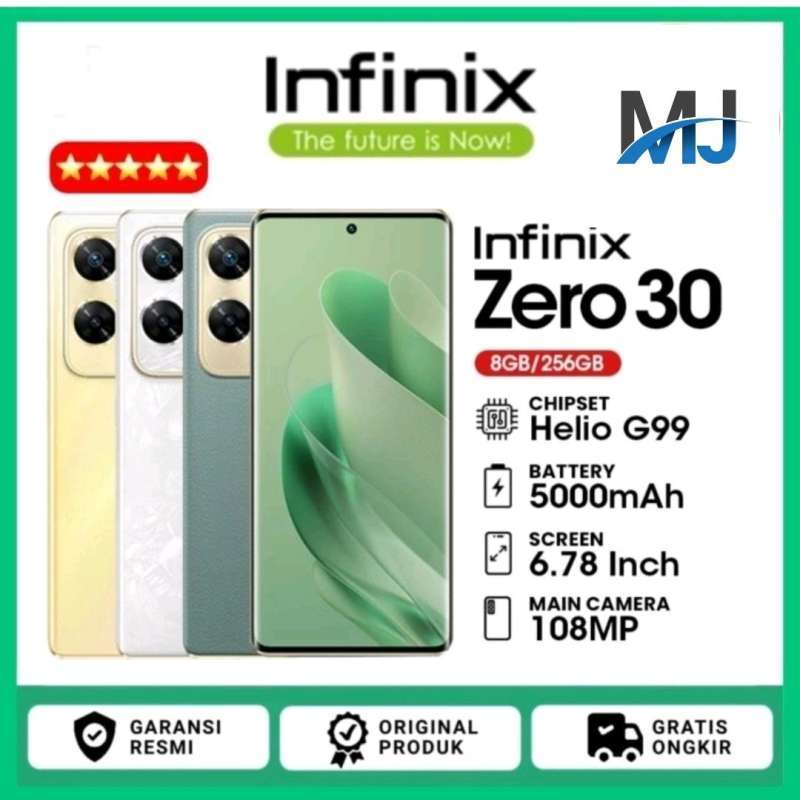Jual INFINIX ZERO 30 4G 8GB/256GB HELIO G99 45W SUPER CHARGE 3D CURVE ...