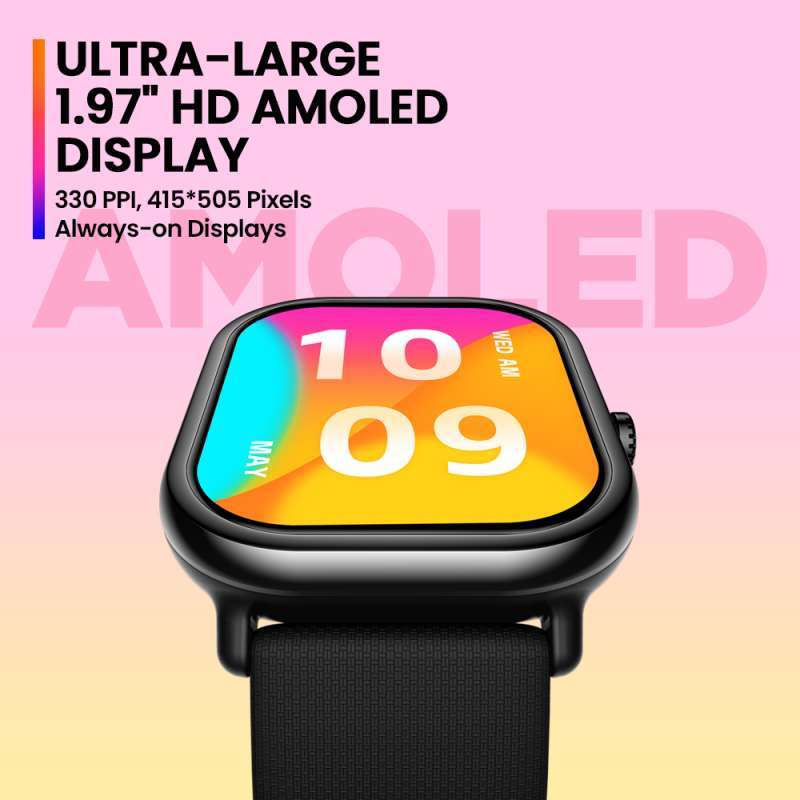 Jual Zeblaze Gts 3 Pro Smart Watch Ultra-big Hd Amoled Hifi Bluetooth ...