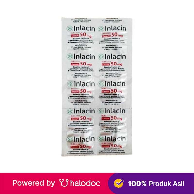 Jual Inlacin 50 mg 6 Kapsul di Seller Apotek Asih Farma Karang Tengah ...