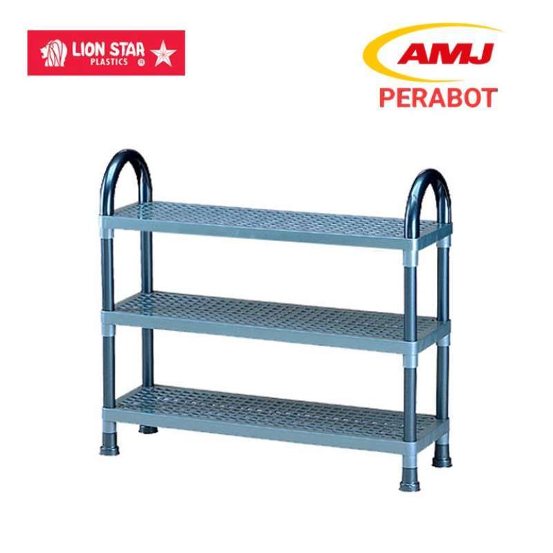 Jual Lion Star Rak Sepatu / Sendal Shelf Stand Susun-3 Di Seller Amj ...