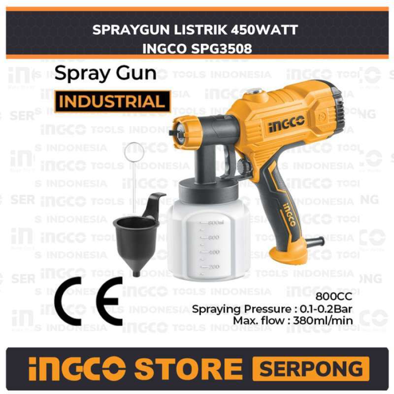 Promo Spray Spray Listrik Elektrik Alat Cat Ingco Spg3508 - Diskon 50% ...