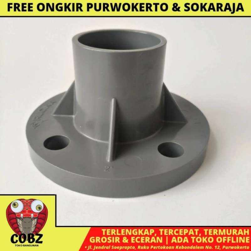 Jual 2 Inch / Rucika Aw Flange Plendes Fleng Sambungan Fitting Pipa Pvc ...
