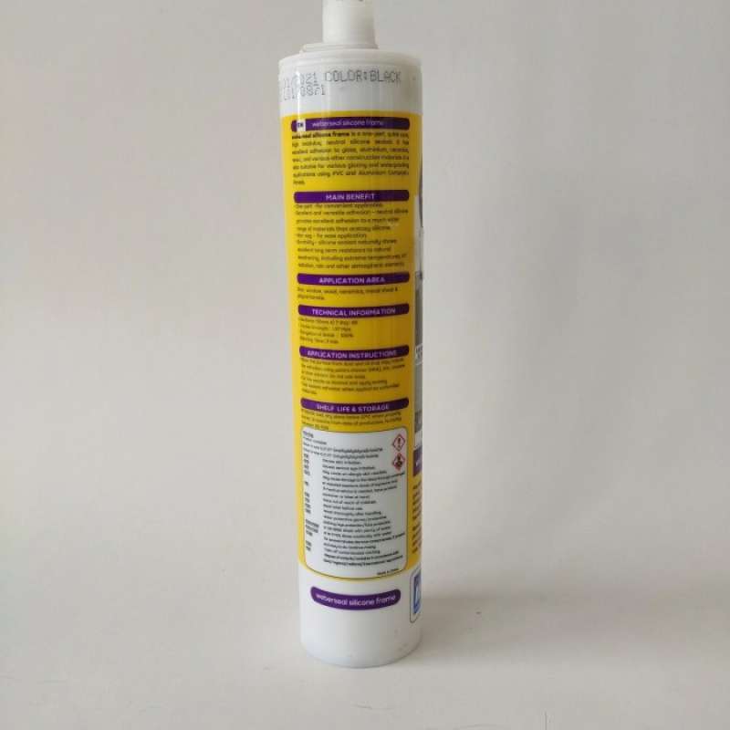 Jual 275 Ml / Mu Weber Silicone Sealant Lem Pintu Dan Jendela Netral ...