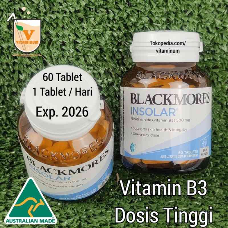 Jual Blackmores Insolar 60 Tablets. Vitamin B3 Dosis Tinggi. Di Seller ...