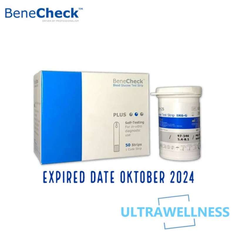 Promo Benecheck Plus Test Strip Glucose Diskon 33% Di Seller Danmart ...