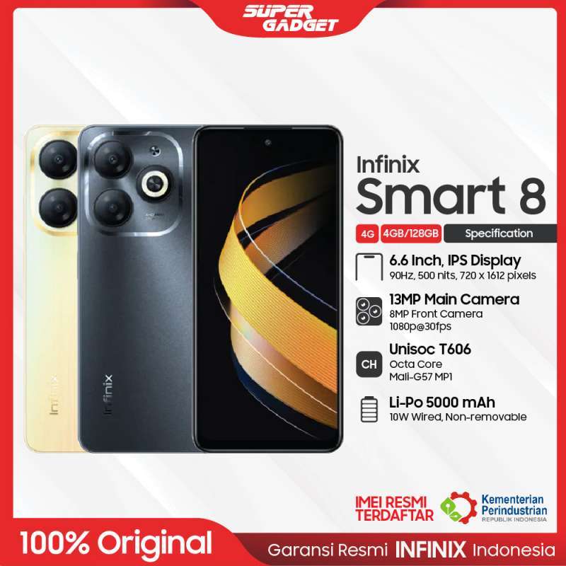 Promo Infinix Smart 8 4/128 Gb Ram 4 Rom 128 4gb 128gb Android Original - Galaxy White Diskon 24 ...