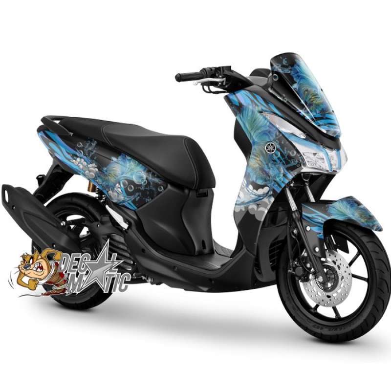 Jual Sticker Full body Decal baru Variasi Motor Yamaha Lexi 125 Ikan ...