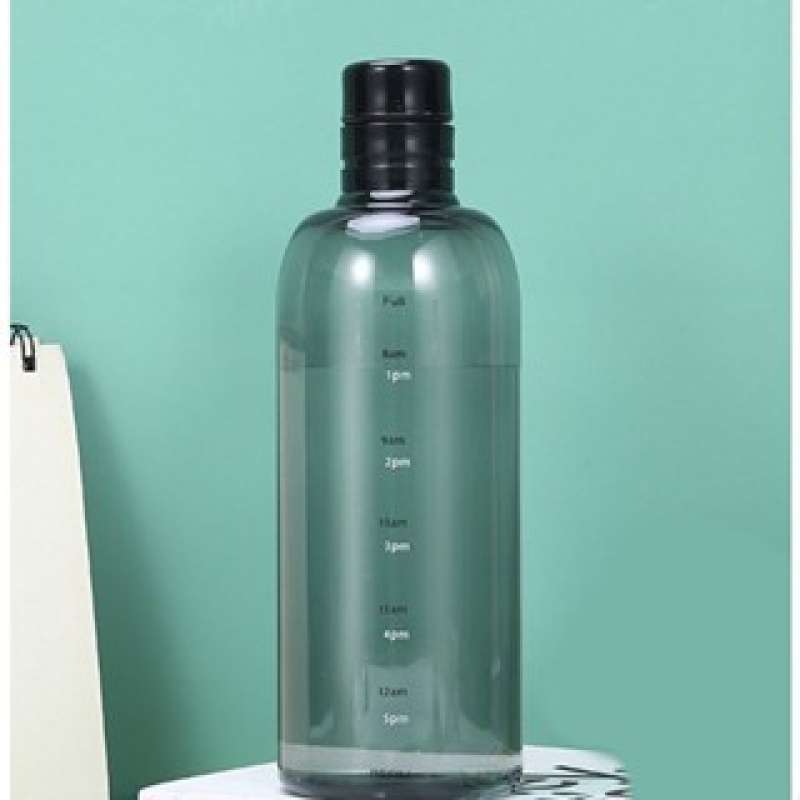 Jual Botol Minum Aesthetic Botol Minum Estetik Botol Bening - Gray ...