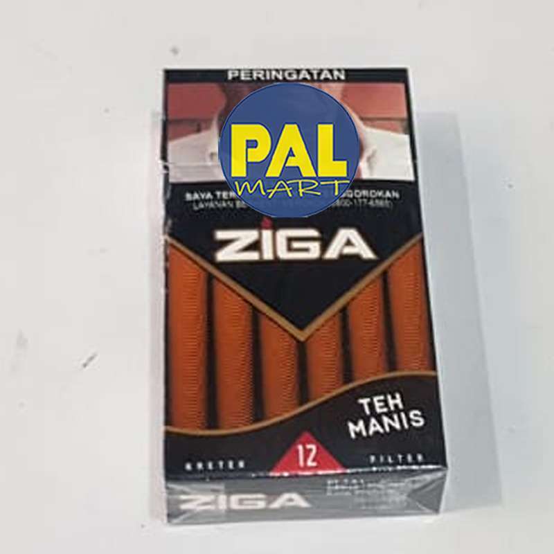 Jual Ziga Teh Manis 12 Batang Rokok Filter [1 Slop / 10 Bungkus @ 12 ...