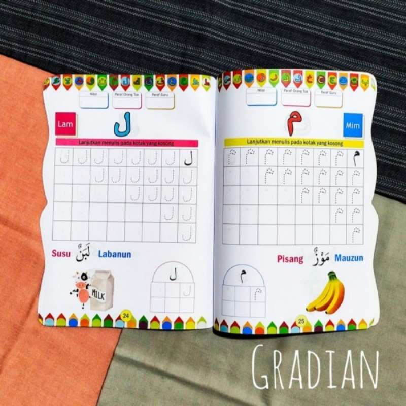 Promo Paket 2 Buku Mewarnai Sambil Belajar Seri Huruf Dan Angka ...