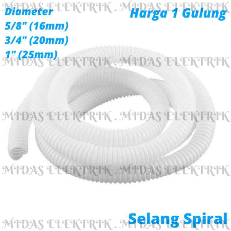 Promo Selang Pembuangan Air Ac Pipa Listrik Flexible Fleksibel Per Rol ...