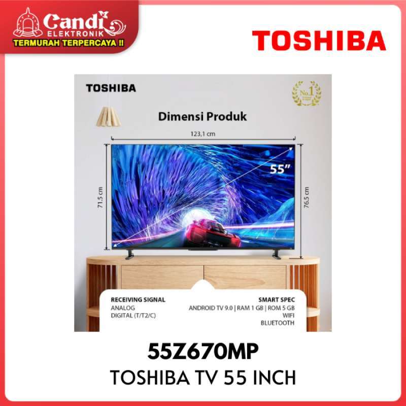 Promo Toshiba 4k Uhd Smart Tv 55 Inch 55z670mp Diskon 27% Di Seller ...