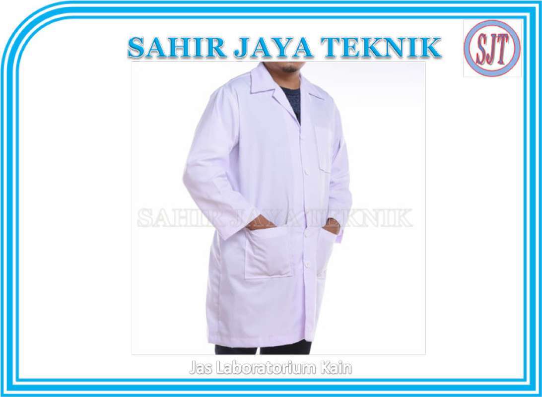 Promo Jas Laboratorium Bahan Kain Lengan Panjang Jaslab Dokter Diskon ...