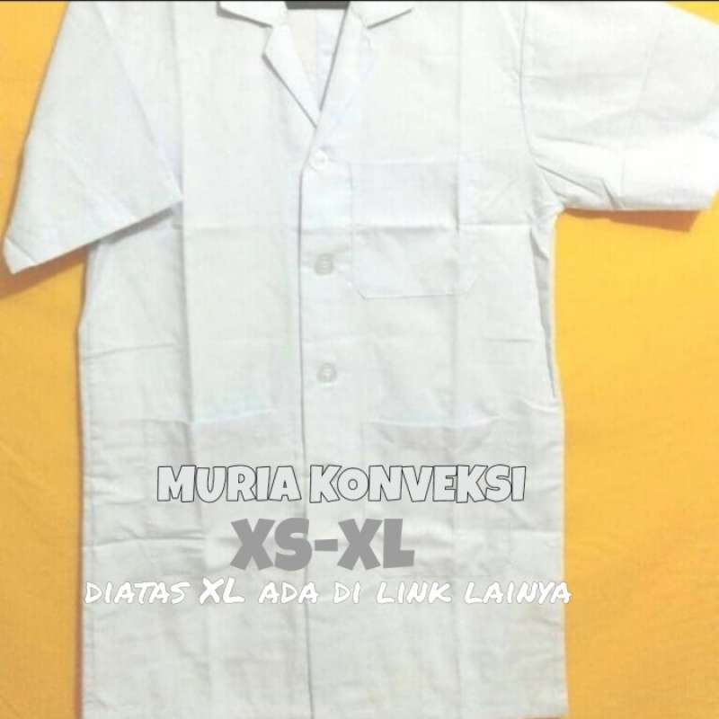 Promo Jas Laboratorium Atau Jas Lab (lengan Pendek) Diskon 33% Di ...