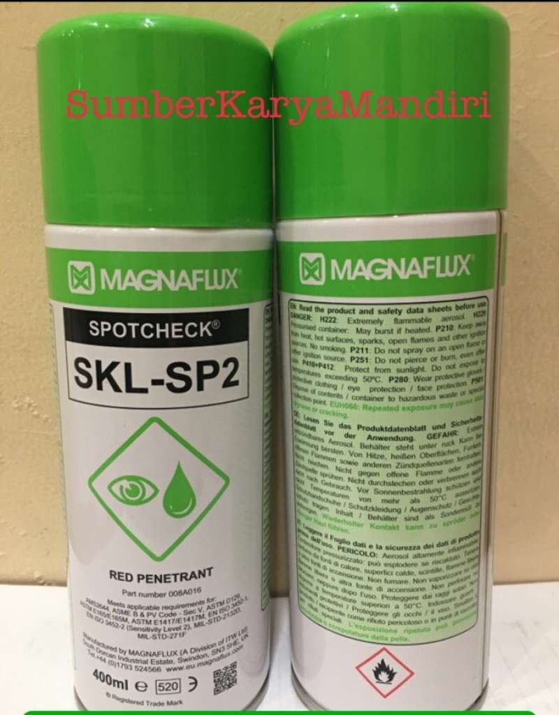 Promo Magnaflux Spotcheck SKL-SP2, Red Penetrant 400ML Diskon 23% di Seller Maulaba - Cengkareng ...