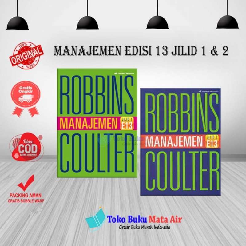 Promo ORIGINAL MANAJEMEN ROBBINS COULTER JILID 1 EDISI 13 ERLANGGA ...