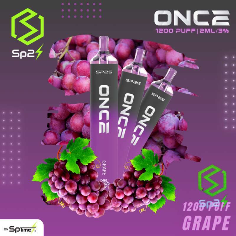 Jual SP2S - ONCE 1200 PUFF DISPOSABLE - GRAPE di Seller SP2S - Sidorame ...