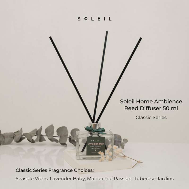Promo Soleil Home - Reed Diffuser 50 Ml - Pengharum Ruangan Diskon 35% Di Seller King Store ...