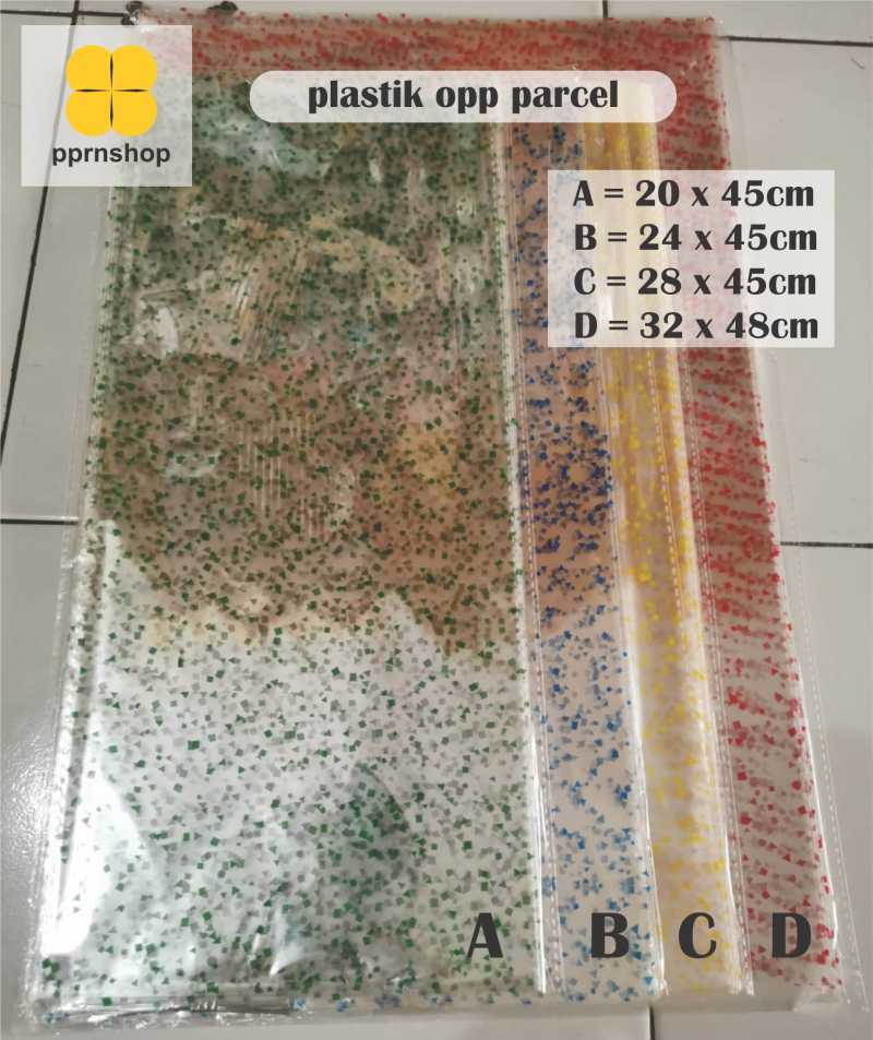 Jual Plastik Parcel Motif Bintik/plastik Snack Ultah/plasik Opp Parcel ...