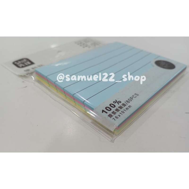 Jual Sticky Notes Garis / Bergaris Shif 8650 Isi 80 Di Seller Goshen ...