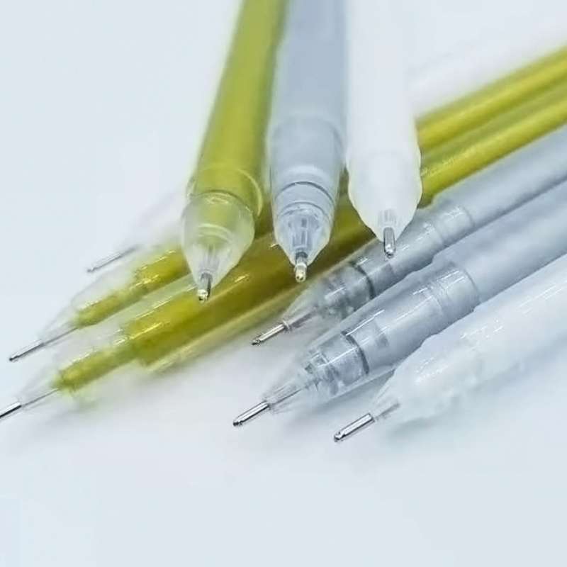 Jual Oem Rb-a85 Pulpen Gel Metalik Gold 1mm / Pulpen Warna Warni Gold ...