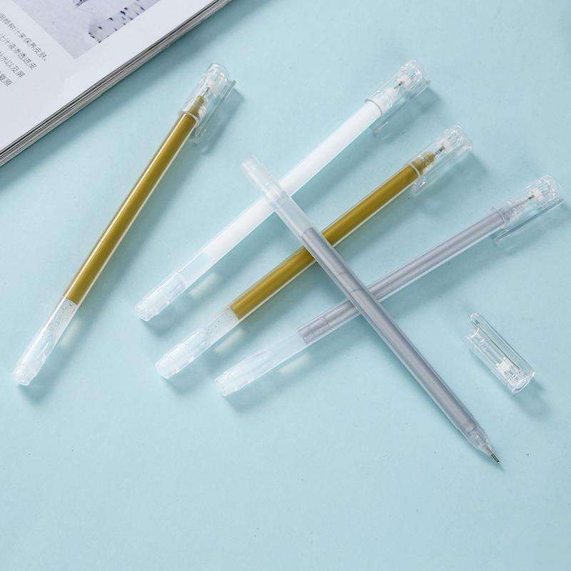 Jual Oem Rb-a85 Pulpen Gel Metalik Gold 1mm / Pulpen Warna Warni Gold ...
