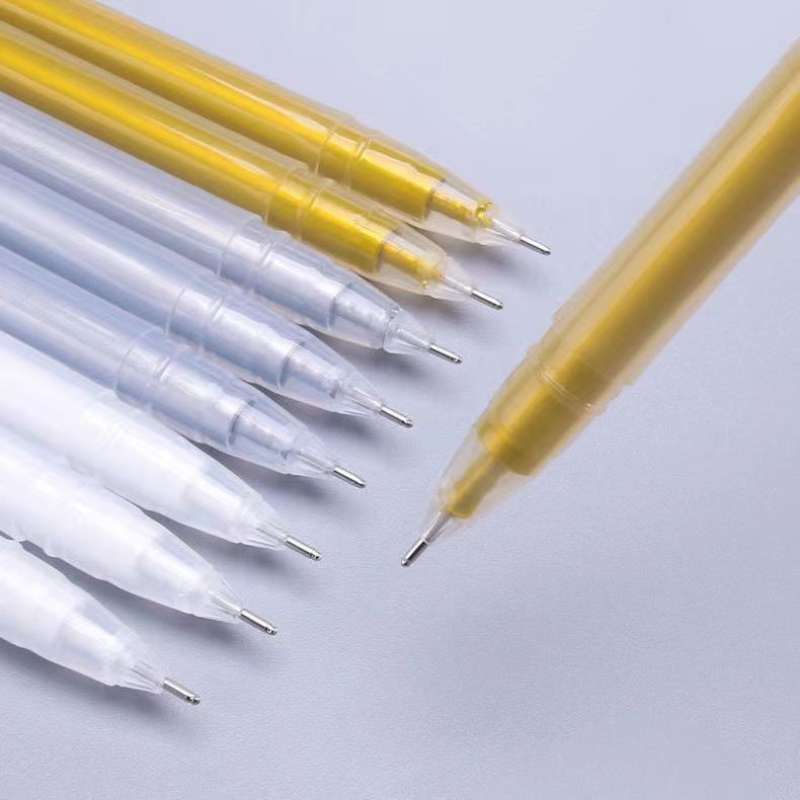 Jual Oem Rb-a85 Pulpen Gel Metalik Gold 1mm / Pulpen Warna Warni Gold ...