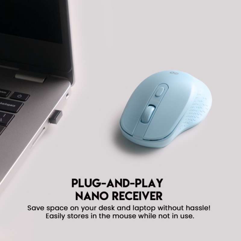 Promo Mouse Wireless Office Fantech Go 2.4ghz 1600dpi - Putih Diskon 55% Di Seller Fantech ...