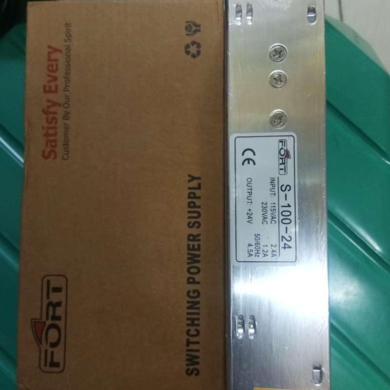 Promo Power Suplay Ac To Dc Voltage S - 100-24 Merk Fort Diskon 23% Di ...