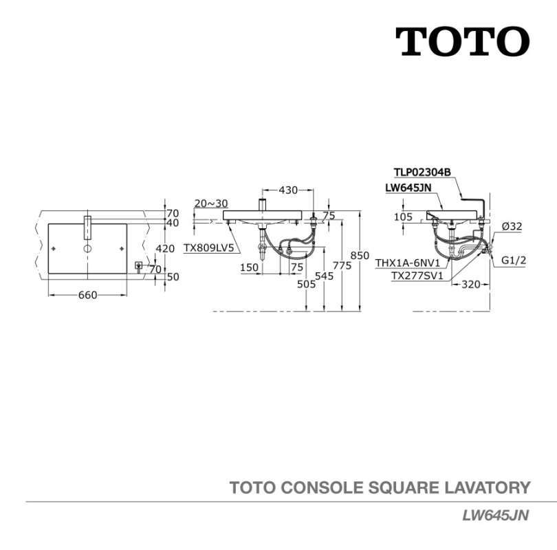 Jual Wastafel Basin Vessel Counter Lavatory Toto Lw645jn Di Seller ...