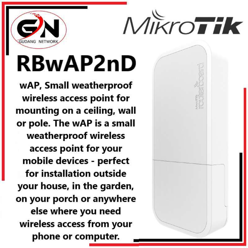 Promo Mikrotik Router Wireless Rbwap2nd (wap) Diskon 23% Di Seller ...