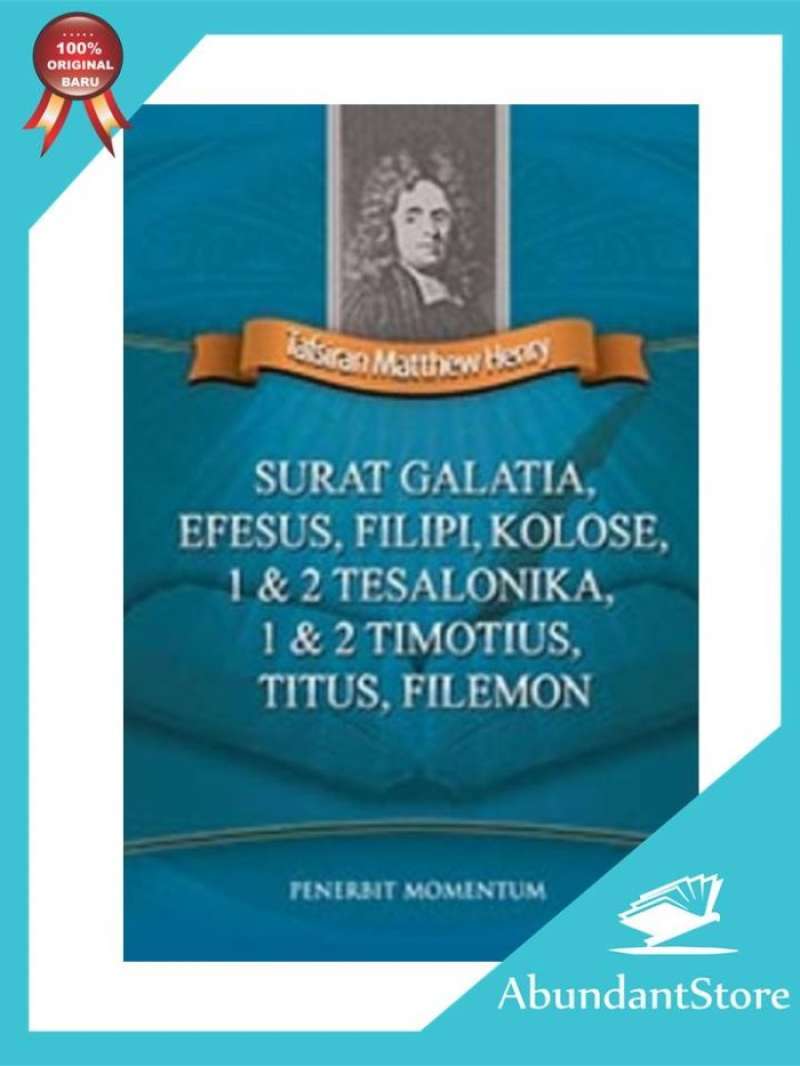 Promo Buku Tafsiran Matthew Henry - Surat Galatia - Filemon Diskon 23% ...