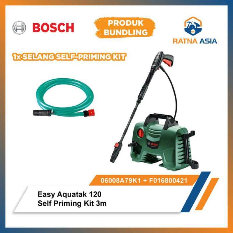 Jual Bosch Aqt 120 Easy Aquatak Pressure Washer + Self Priming Di ...
