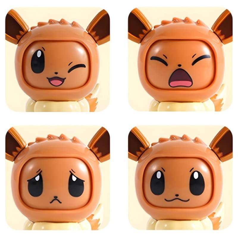 Promo Pokemon Face Changing Swap Emoticons Ball Pokeball Pokemon Toys ...